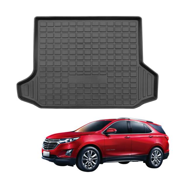 商品名: 2018-2024 シボレーエクイノックス/GMCテレインカーゴマットトランクライナー全天候TPE保護マットアクセサリー(2018-2024シボレーエクイノックス/GMCテレイン用) Custom for 2018-2024 Ch...