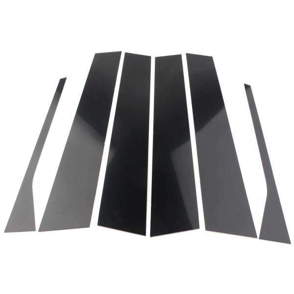 商品名:  6pcs Auto Side Door Window Pillar Post Trim Gloss Black for VW for Jetta Sedan 2006 2007 2008 2009 2010ブランド: gener...