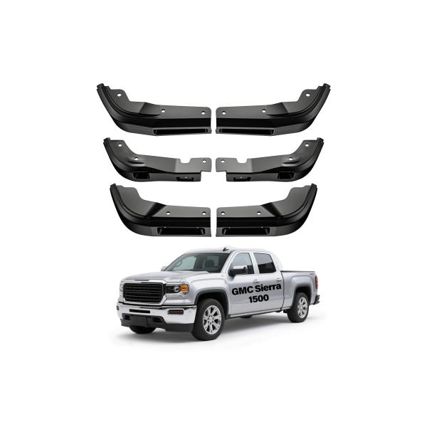 商品名:  cybtkcar 2025 Mud Flap for 2019-2025 Chevy Silverado 1500 Accessories Front &amp; Rear Truck Mud Flaps Delete No D...