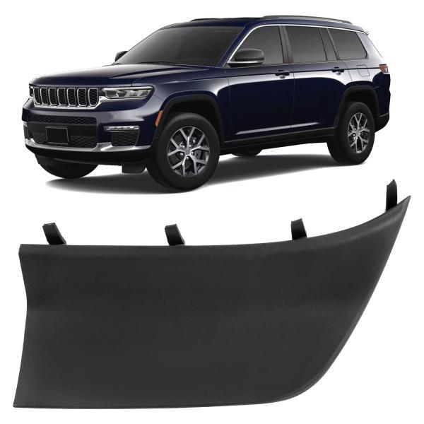 商品名: COOL STAR 68421753AB フロント左筋膜スパッツ グランドチェロキーL 2021 2022 2023 2024対応 68421752AA 交換用 Bumper Fascia Spat Compatible with...