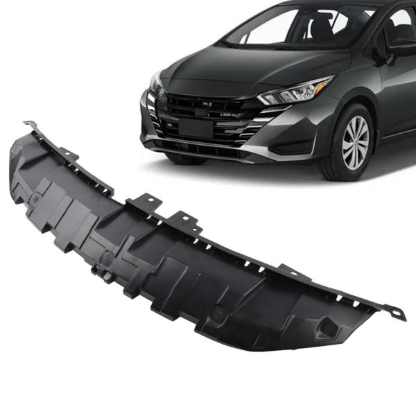 商品名:  SAOKNCE Front Upper Radiator Support Cover Panel Compatible with 2023 2024 2025 Nissan Versa Matte Black Replace# ...