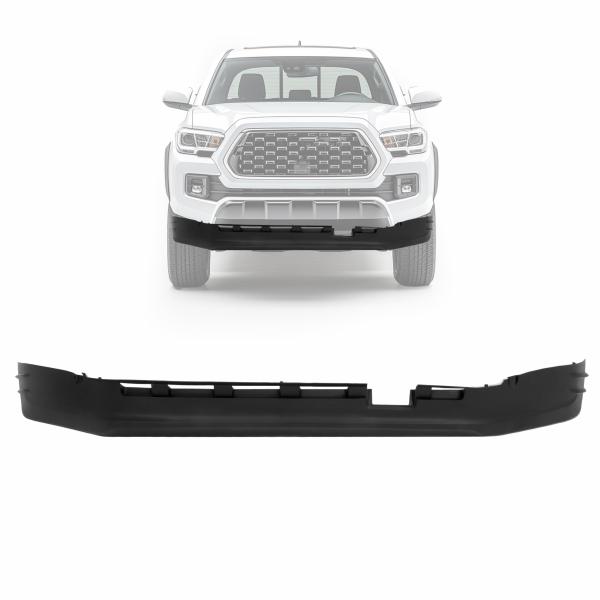 商品名: KUAFU フロントローワーバンパーバランスパネル 2016-2023 トヨタ タコマ 5385104070 TO1093130 エアダム デフレクター スポイラー バランス プラスチック テクスチャ ブラック KUAFU Fro...