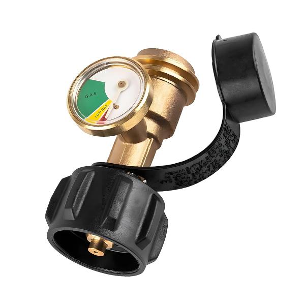 商品名:  Zpana Car Propane Tank Gauge Level Indicator, 3 Color Coded Brass Vehicle Gas Pressure Meter Leak Detector for 5-4...