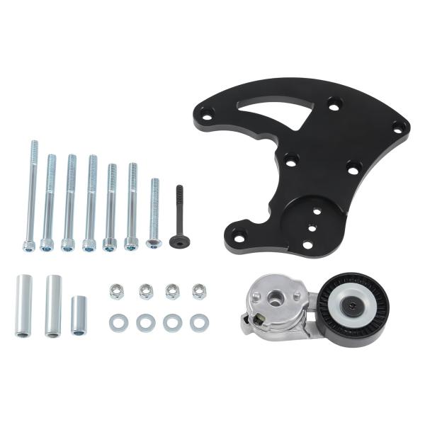 商品名:  LS R4 AC Compressor Bracket, LS High Mount A/C Bracket Kit with Belt Tensioner, Fit For Chevrolet &amp; Fit For GM...