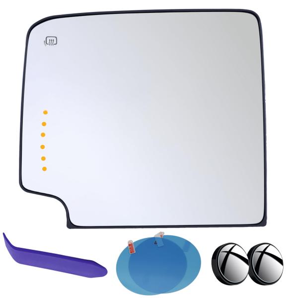 商品名:  EAP Driver Side Mirror Glass Compatible with Silverado 1500 2014-2018, Silverado 2500 3500 2015-2019, Sierra 1500 ...
