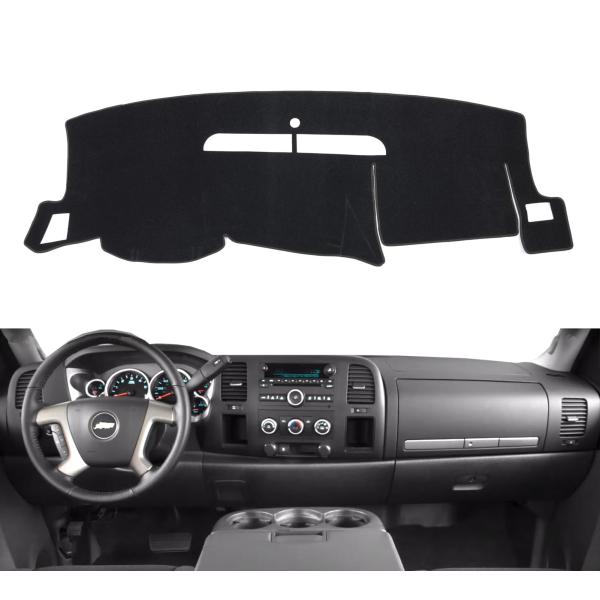 商品名:  TANDI-SG110 Dash Cover Mat Fit for Chevy Chevrolet Silverado 2008 2009 2010 2012 2013 &amp; GMC Sierra 2008-2014 1...