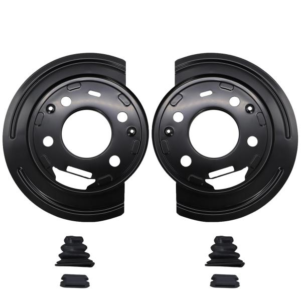 商品名:  KUAMZEEI 2Pcs Brake Dust Shield Splash 924-223 for GMC Yukon XL 2500 8.1L 2001-2006 for GMC Savana 3500 2003-2006 ...