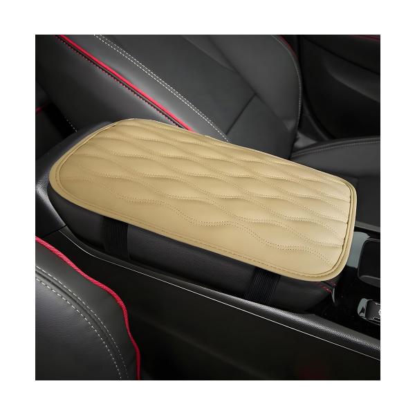 商品名:  Norkmdi Car Center Console Cover, PU Leather Waterproof Vehicle Armrest Seat Box Cover Cushion Pad, Non Slip Soft ...