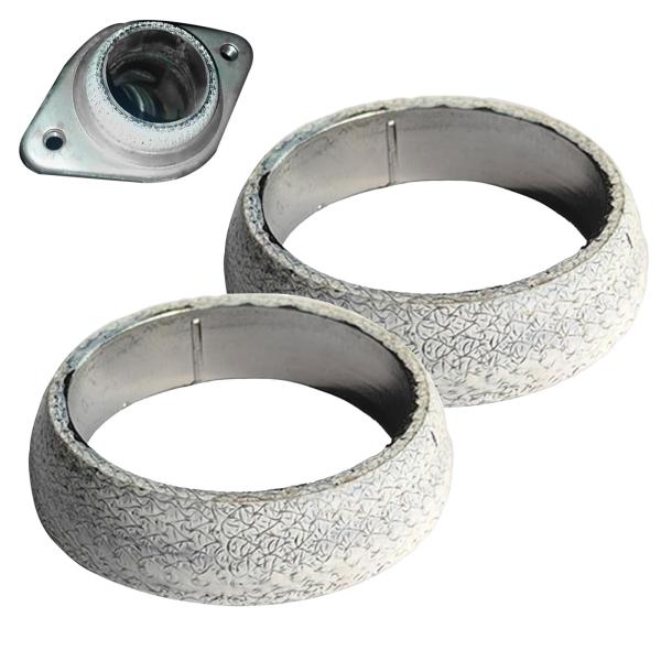 商品名:  Shakas Exhaust Manifold Gasket, Conical Anti-leakage Gasket for Muffler, High Temperature Resistant Annular Exhaus...