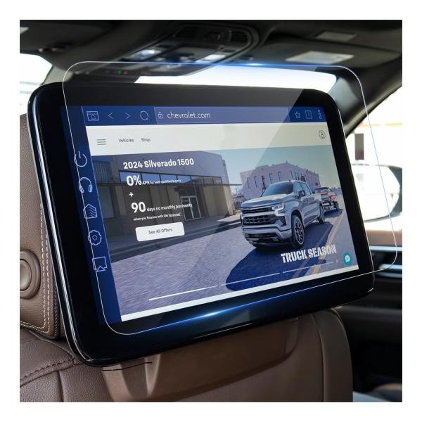 商品名:  BSTW for Chevy Dual 12.6-inch Rear-Seat Media System Screen Protector for 2021-2025 GMC Yukon Chevrolet Tahoe/Subu...
