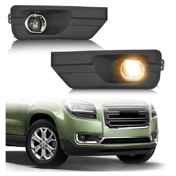 商品名:  HECASA Pair Fog Light Assembly Compatible with 2013-2016 GMC Acadia 2017 Acadia Limited SL SLE SLT Denali Front Bu...