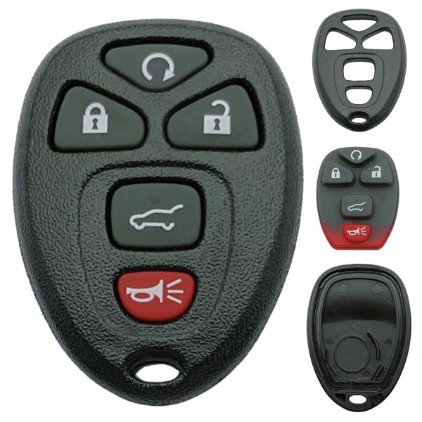 商品名:  Replacement Key Fob Shell Case Fits for 2007-2015 Buick Cadillac GMC Saturn (15913415, OUC60270) Keyless Entry Rem...