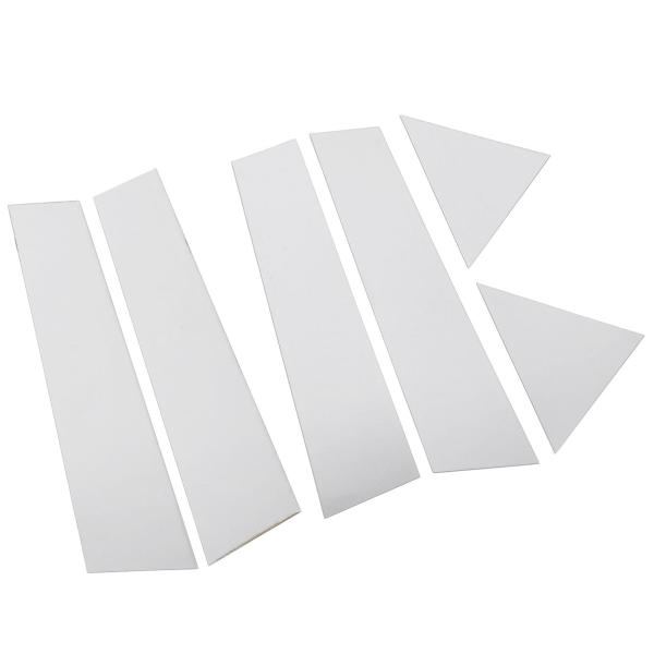 商品名:  Aramox Chrome Pillar Post Trim Set, PC Mirror Surface Pillar Cover Pillar Post Side Door Window Cover for 2005 201...