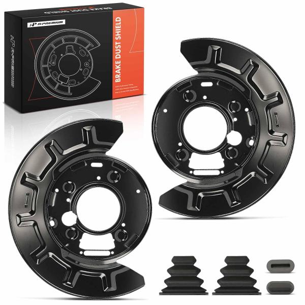 商品名:  A-Premium Rear Driver and Passenger Brake Dust Shield Compatible with Chevrolet and GMC Models - Silverado 2500 35...