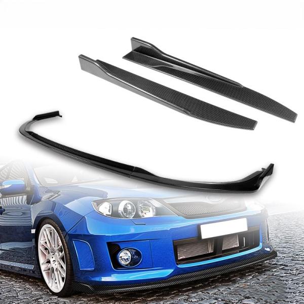 商品名:  HK5 5pcs Combo Front Bumper Body Kit Lip + Side Skirt Extensions Diffuser Compatible with 2011-2014 Subaru Impreza...