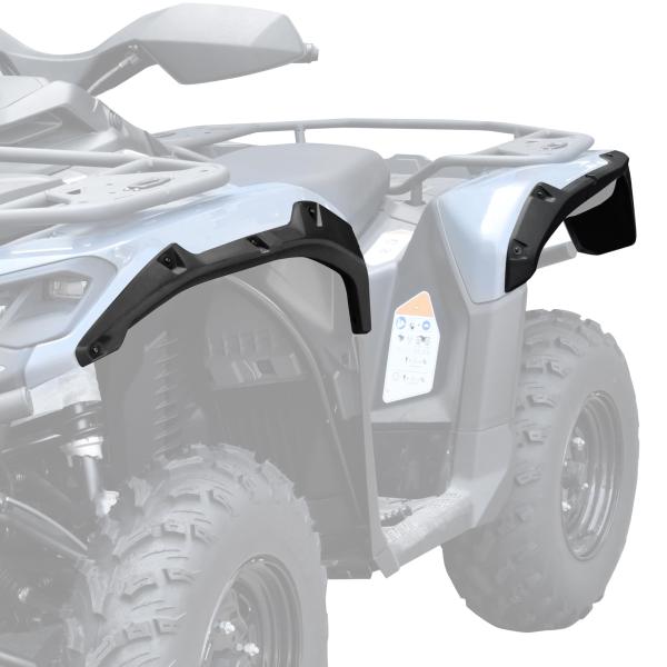 商品名: SAUTVS フェンダーフレア Can-Am Outlander 500 700 PRO 2023 2024 2025用 フロントリアマッドフラップマッドガードキット Can Am Outlander G3L 2023+アクセサリ...