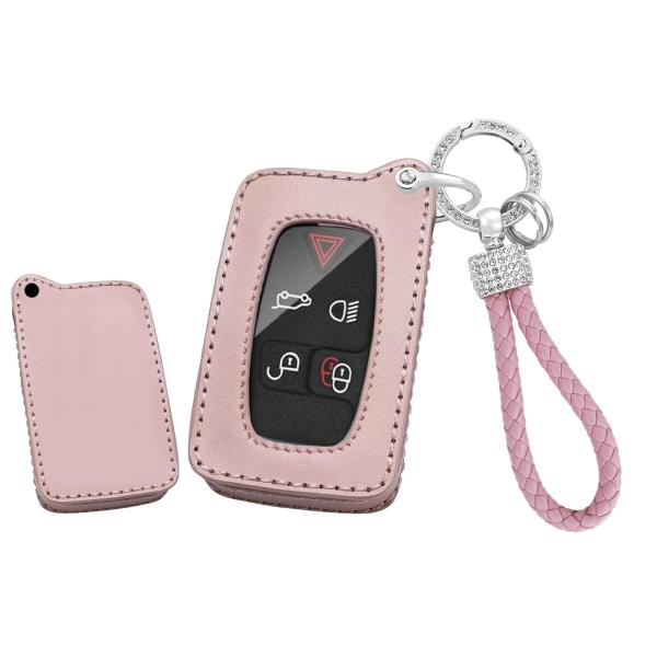 商品名:  HIBEYO Smart Key Cover Fit for Land Rover LR4 for Range Rover Sport 2010 2011 2012 2013 Real Leather Key Fob Cover...