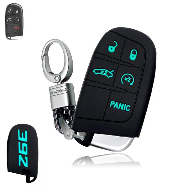 商品名:  x xotic tech 392 Key Fob Cover Compatible with Dodge Charger Challenger SRT Hornet Dart Durango Journey or Jeep or...