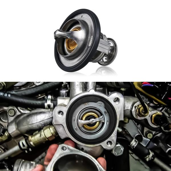 商品名:  Rebvugr Engine Coolant Thermostat, Automotive Replacement Engine Thermostat, Car Accessories High Performance Ther...