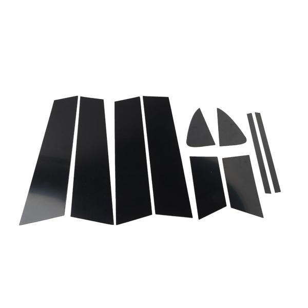 商品名:  Bacar Side Window Cover Exterior Door Pillar Posts Window Moldings Trim 10 Pcs for Mazda Atenza 13-19 Pc Glossy Bl...