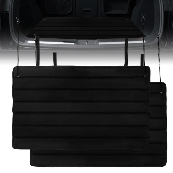 商品名: CONEHOY 大型バンパーガード 41 x 25インチ ブラック 折りたたみ式リアバンパープロテクター ユニバーサルSUVトランクマット 車用 荷降ろし中の傷防止 2枚組 CONEHOY 2 Pcs Large Bumper G...