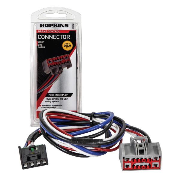 商品名:  Hopkins 53076T Chevrolet/GMC Plug-in Simple!〓 Brake Control Connector, 36 inch Wire Length, Compatible with Tekons...