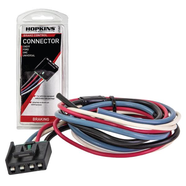 商品名:  Hopkins 47686T Chevrolet/GMC Brake Control Connector (Universal), 36 inch Wire Length, Compatible with Tekonsha Br...