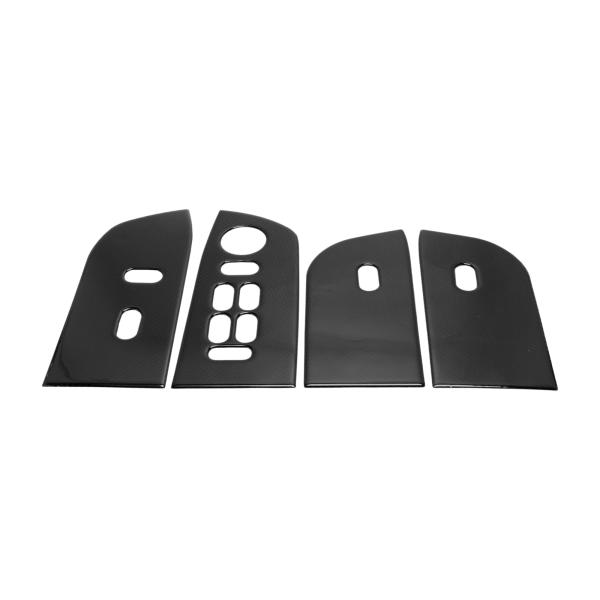 商品名:  TUCKBOLD Window Lift Switch Panel Trim Cover for Ford F150 2004 2008 Front Rear Car Door Window Control Button Sti...