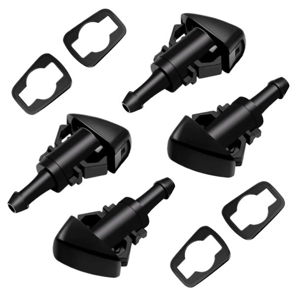 商品名:  Front Windshield Washer Nozzles Kit, 4 Pack Replacement, for Chrysler, for Dodge, for Ram, 5116079AA, 4805742AB, 5...