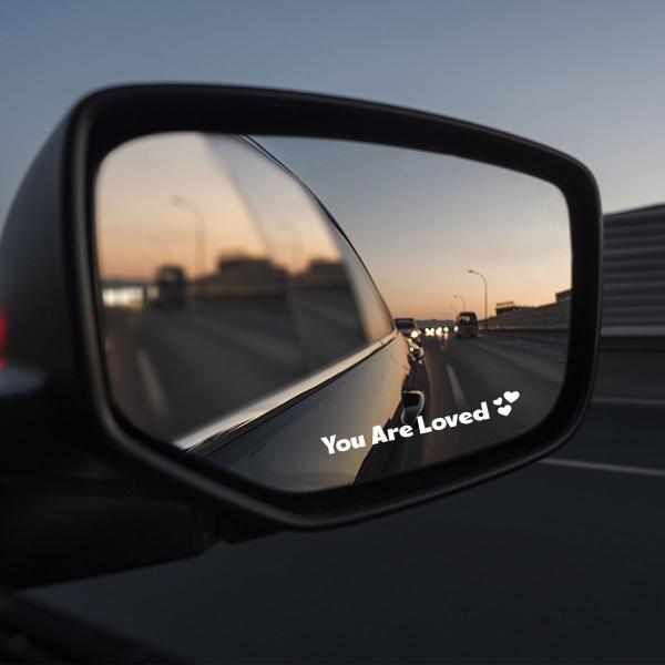 商品名:  3 Pcs You are Loved Sticker ? Inspirational UV DTF Waterproof Decal Positive Affirmation Mirror Vinyl Stickers for...