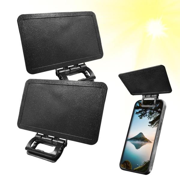 商品名:  Rebvugr 2PCS Phone Sun Shade Screen Visor, Phone Umbrella, Foldable and Anti-Glare Multi-Angle Vehicle Mobilephone...