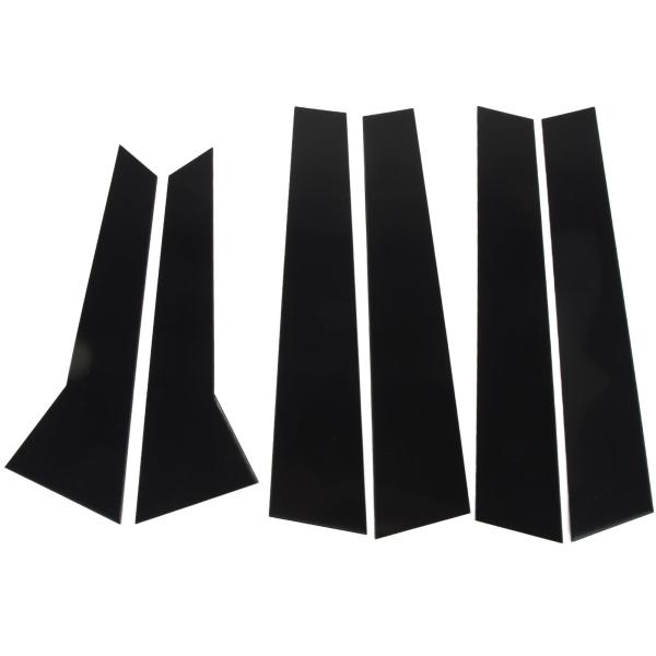 商品名:  Focket 6pcs Pillars Black B Glossy Public Decal Sticker Cover for 95B 2014-2023, Easy Installation Car Side Window...