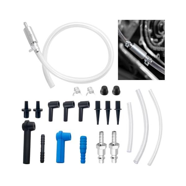商品名:  YGDMD One Man Brake Bleeder Kit,Upgraded Brake Fluid Bleeder Kit with Brakes Bleeders Hose One Way Check Valve/Con...