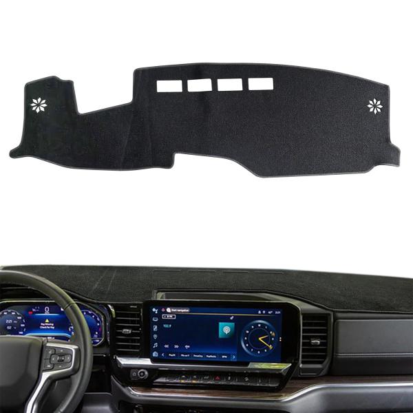商品名:  POSAID Dashboard Cover for 2022-2024 2025 Chevy Chevrolet Silverado/GMC Sierra 1500, Dash Cover for 2024 2025 Silv...