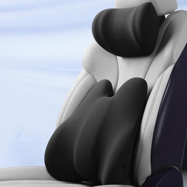 商品名:  WMDKFX Car Neck Lumbar Support Pillow Set for Maserati Quattroporte/Ghibli/Levante V8/MC20,High Density Memory Foa...