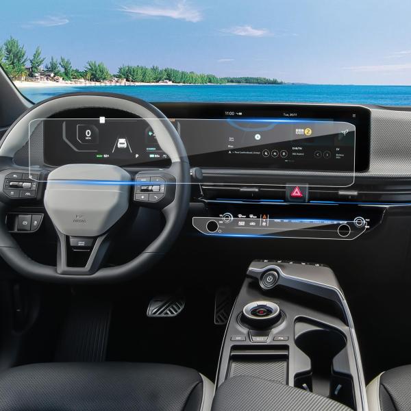 商品名:  (Double Set) Coleya 2025 for Kia EV6 Screen Protector, (Dual 12.3In Display&amp;Air Conditioner) (Light/Light Long...