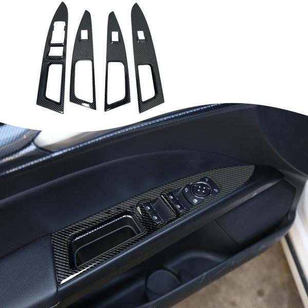 商品名: MUXEE アームレストウィンドウスイッチパネルカバー、フォードフュージョン2013 2014 2015 2016 2017 2018 2019 2020、ドアウィンドウコントロールパネルカバー カースポーツインテリアアクセサリー...
