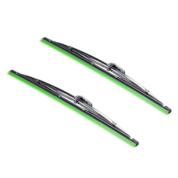 商品名:  Windshield Wiper Blades, 12" Stainless Steel Windshield Wiper Blades Replacement Universal Polished Silver for Car...