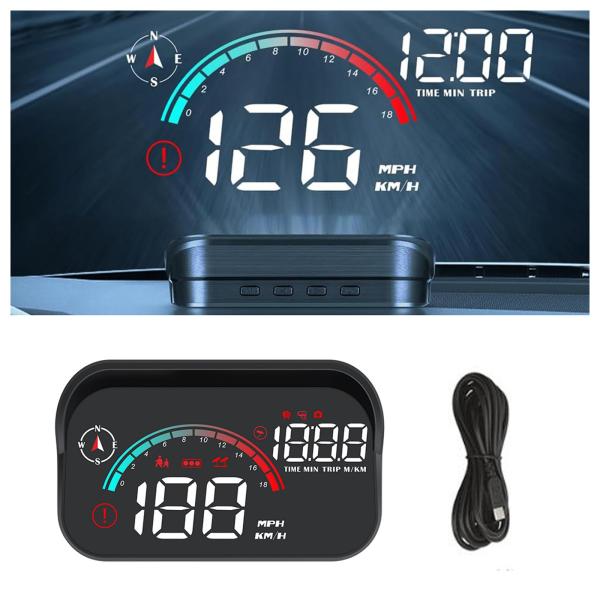 商品名:  Car Heads up Display for Chrysler 300 Pacifica Pacifica Hybrid, Digital HUD Speedometer, Windshield Screen Project...