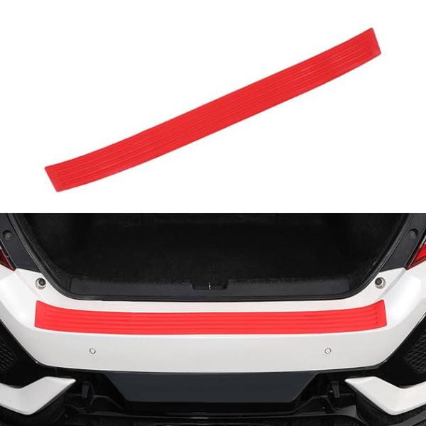 商品名:  IZGHDIEOZ Rear Bumper Protector for Nissan 370Z 2008-2020 Z34, Carbon Fiber Style Trunk Sill Scuff Plate, Anti-Scr...