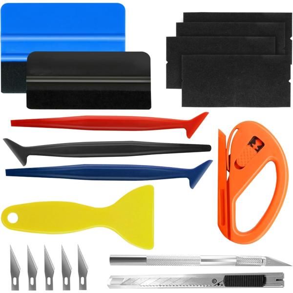 商品名:  Generic Car Window Tinting Suite, Auto Window Tint Tools Kit, Glass Protective Film Installing Tool, Vehicle Vinyl...