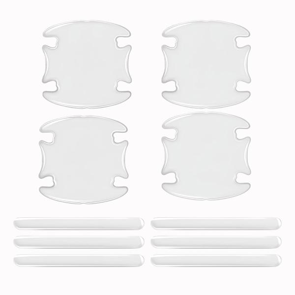 商品名:  10PCS Car Door Handle Protector, Transparent Bumper Trim Guard Sticker, Waterproof Anti-Scratch Door Handle and Re...