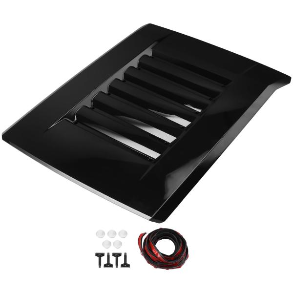 商品名:  76181-AK900 Hood Scoop Hood Bulge Glossy Black Compatible with Toyota Tacoma 2024-2025 Replace 76181AK900 Front Up...