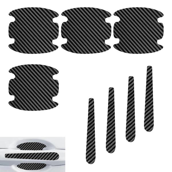 商品名:  winterrock 8PCS Car Door Handle Scratch Protectors, Carbon Fiber Vehicle Doors Handle Cover Guard Protective Film,...