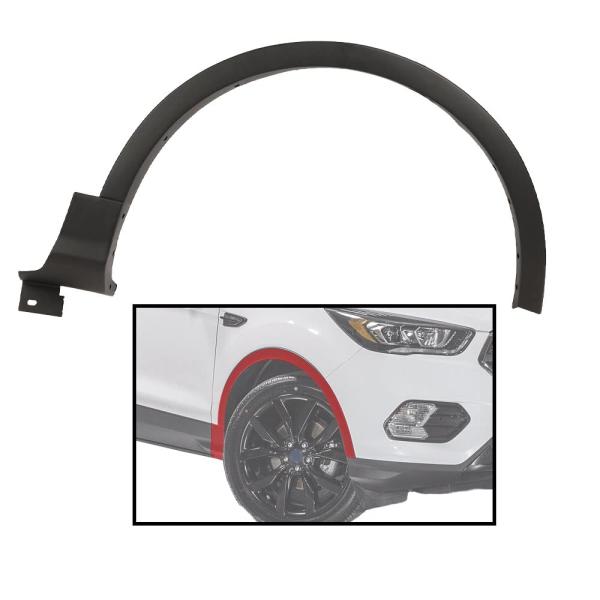 商品名:  ALLGOOD Fender Flares Compatible with Ford Escape 2013-2017 CJ5Z-16268-AB Rugged Textured Black Pocket Riveted Sty...