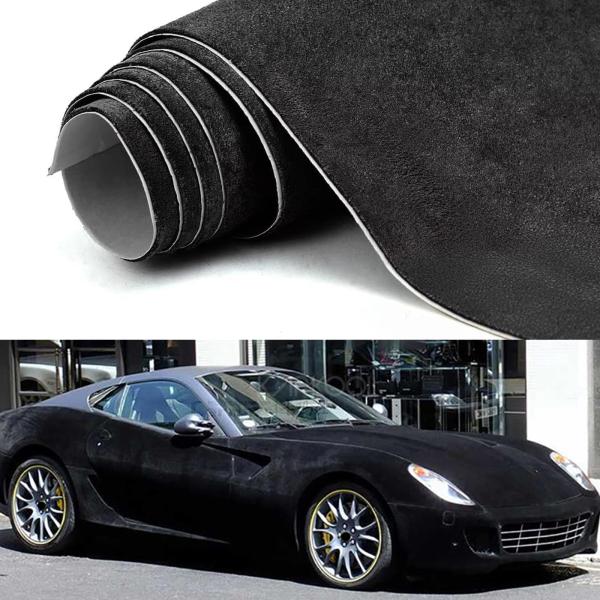 商品名:  XhuangTech Premium Black Suede Fabric Wrap - Self-Adhesive Microfiber &amp; Synthetic Leather, DIY Stretchable Sue...