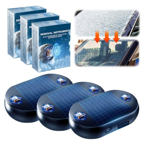 商品名: Fiopet 凍結防止電磁車除雪装置、2026年新型電磁干渉不凍雪除去器具、自動車用電磁除雪ツールカーデフロスター(3PCS) Fiopet Anti-Freeze Electromagnetic Car Snow Removal...