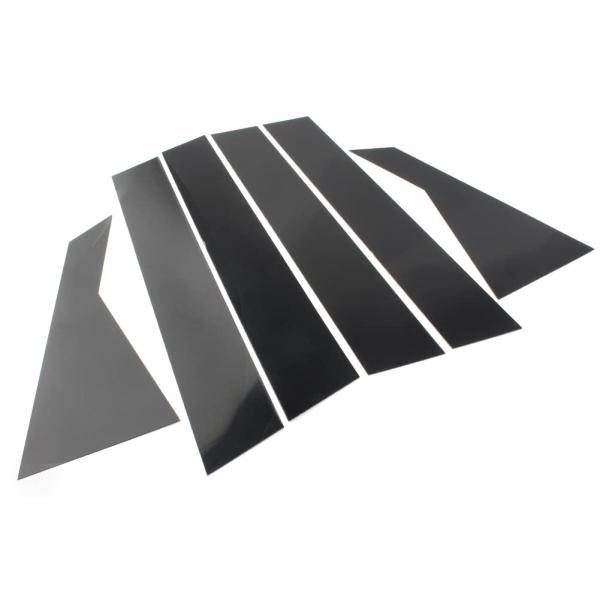 商品名:  Cngoat41 6pcs Auto Side Door Window pillar post trim gloss black for KIA Forte 2019-2024 Sedanブランド: generic高さ: 0.2...