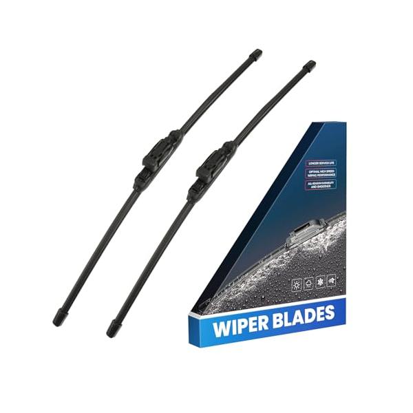 商品名:  KAX 2PCS 22"+22" Automotive Replacement Front Windshield Wiper Blades Fits for 2014-2018 Silverado 1500/Silverado ...