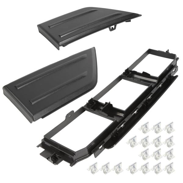 商品名:  3 PCS Front Bumper Center Grill for Ford F-150 2021-2023 Front Lower Center Bumper Cover Bumper Grille Trim Panel ...